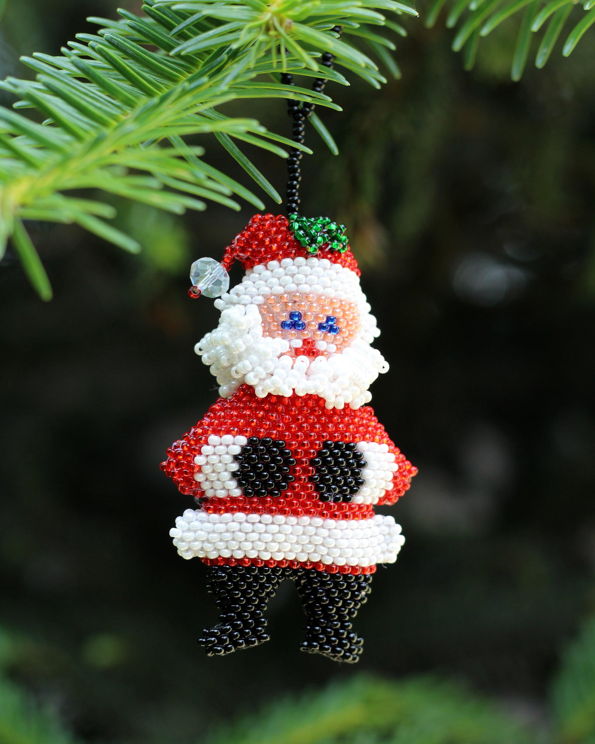 Beaded santa pattern store